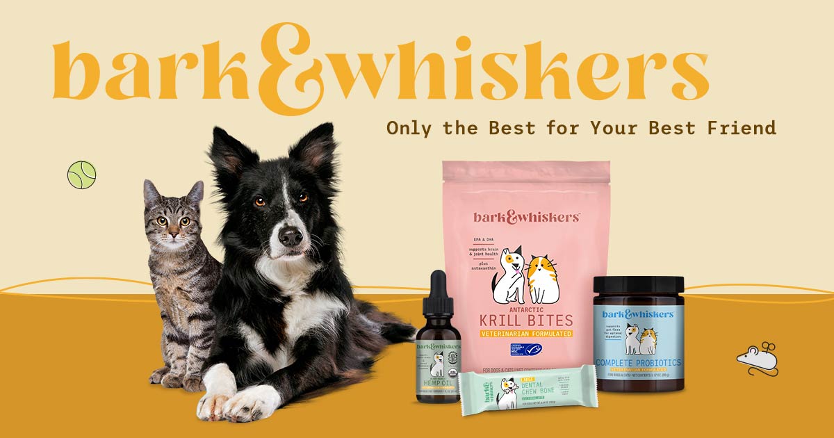 Bark & Whiskers® | Holistic-Based Pet Supplements & Food